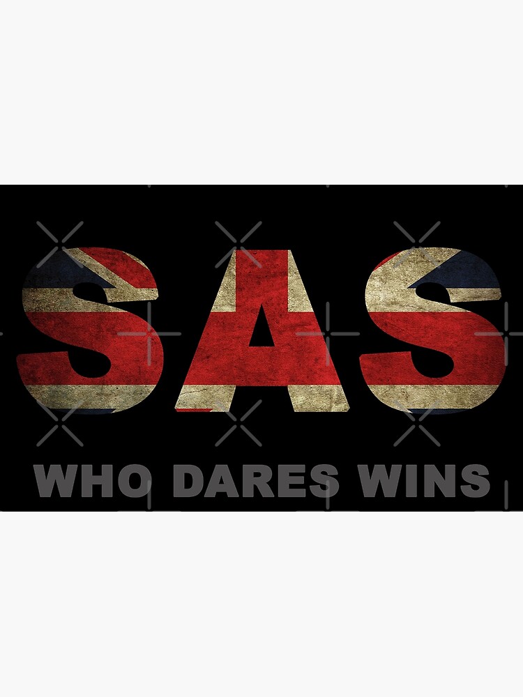 SAS Special Air Service Who Dares Wins Premium Matte Vertical Poster ...