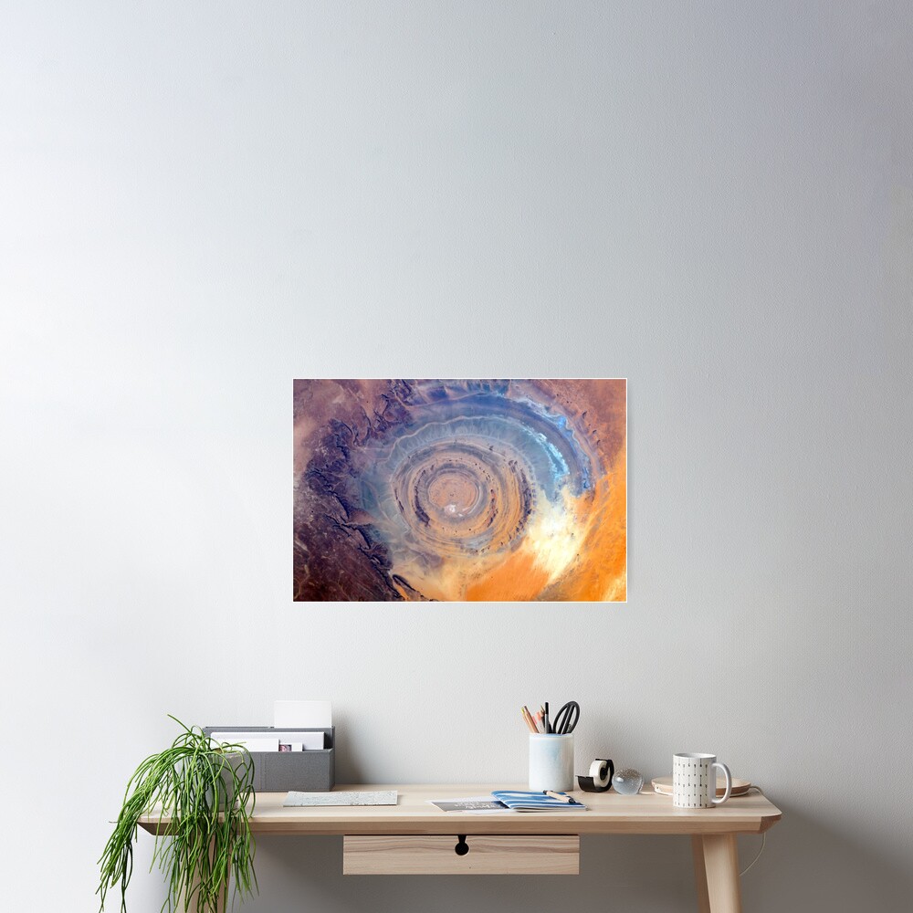 "The Richat Structure" Poster by JackCurtis1991 | Redbubble
