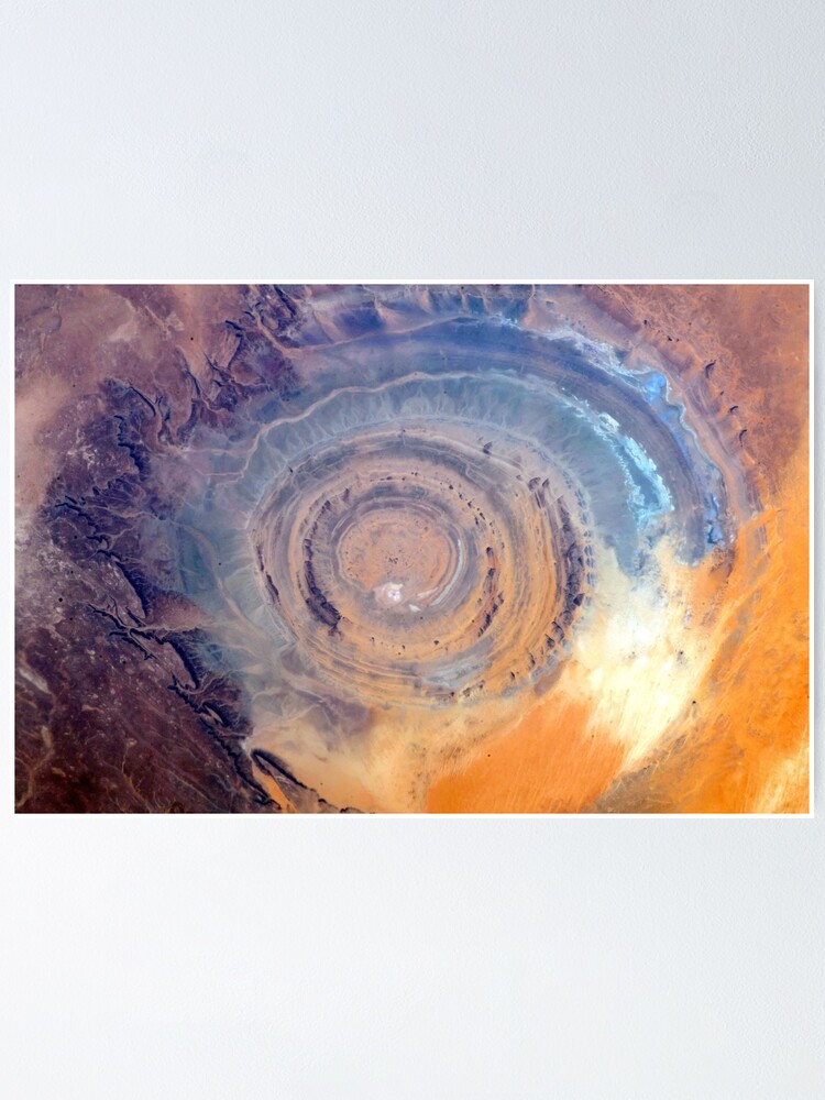 "The Richat Structure" Poster by JackCurtis1991 | Redbubble