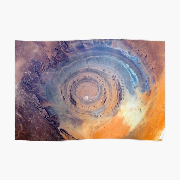 "The Richat Structure" Poster by JackCurtis1991 | Redbubble