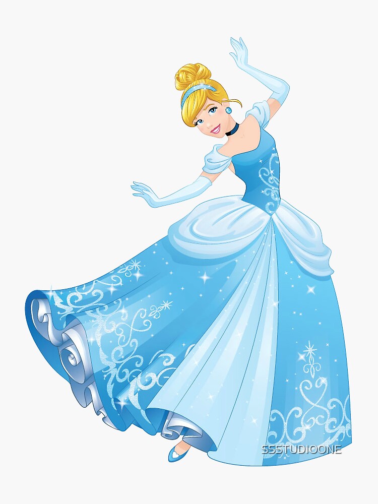 "Gorgeous illustration of the happy young princess dancing wonderfully ...