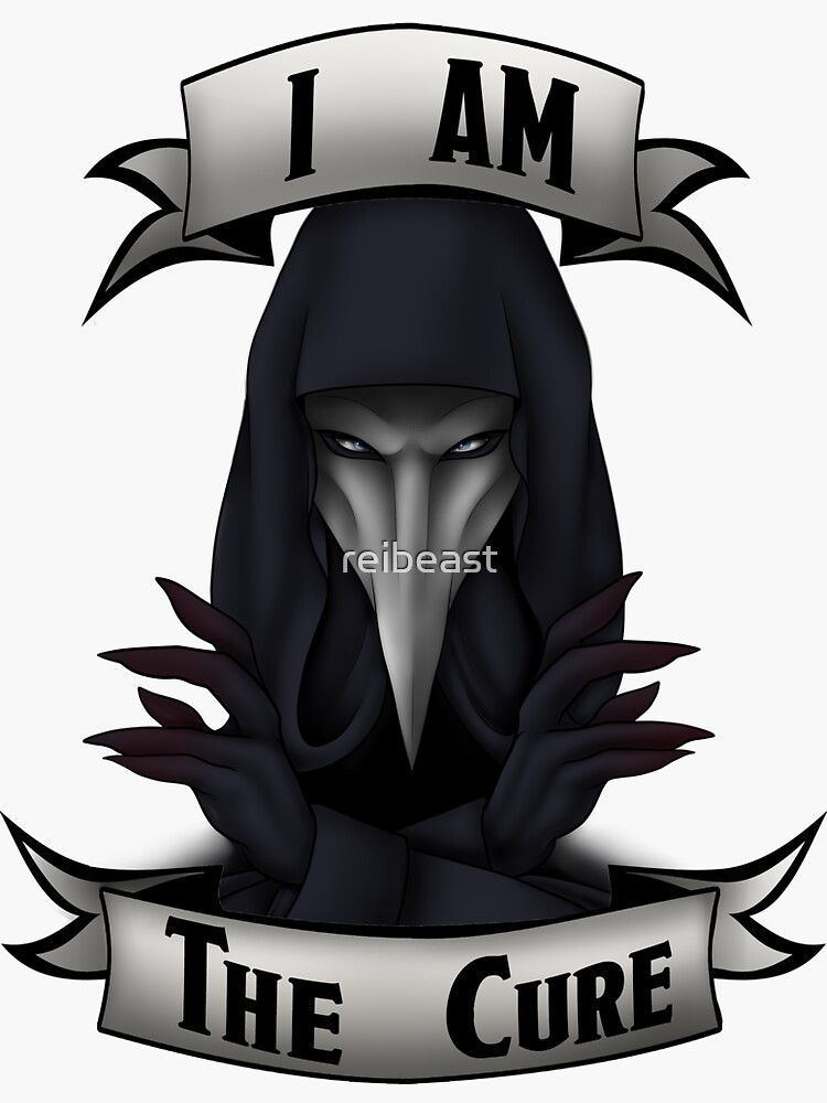 "The Cure" Sticker for Sale by reibeast | Redbubble