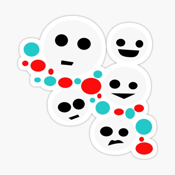 "Bubbleheads" Sticker by SCIIX | Redbubble