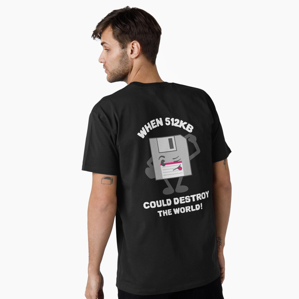 "Remember when 512kb could destroy the world. Floppy Disk Meme" Sticker ...