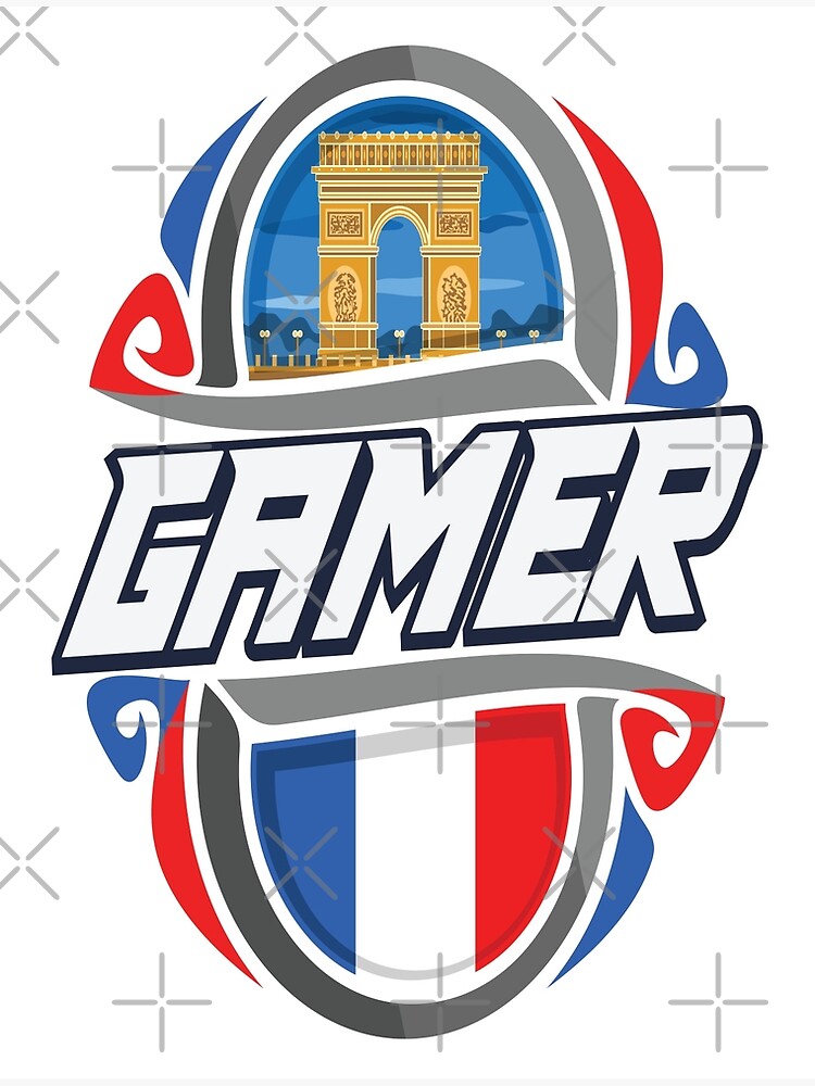 "French Gamer France" Poster for Sale by WordsGamersUse | Redbubble
