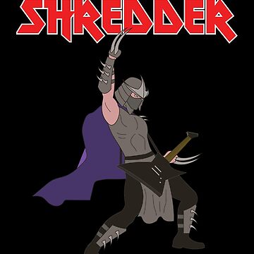 "Shredder" Sticker for Sale by bandicootscoot | Redbubble