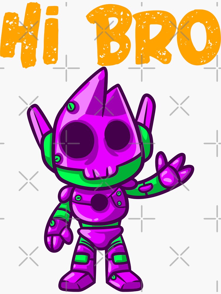 "Hi Bro" Sticker by merchbycraig | Redbubble