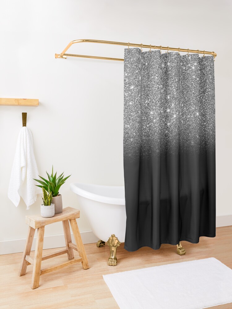 "Black & Grey Gradient" Shower Curtain for Sale by DirtyAngelFace Shop ...