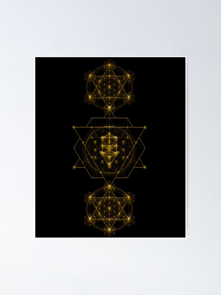 "Sacred Geometry" Poster by LuciaS | Redbubble