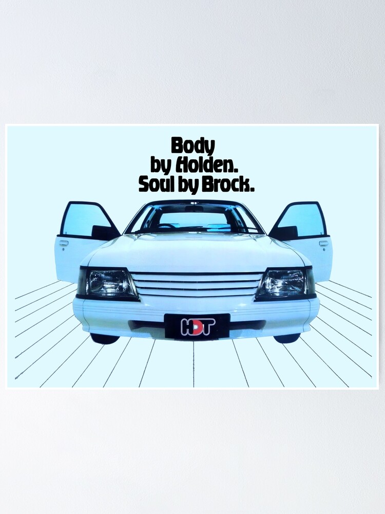 "HOLDEN COMMODORE BROCK VK" Poster by ThrowbackM2 | Redbubble
