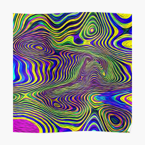 "Ripple rainbow" Poster by suryanata | Redbubble