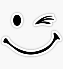 Smiley Wink: Stickers | Redbubble