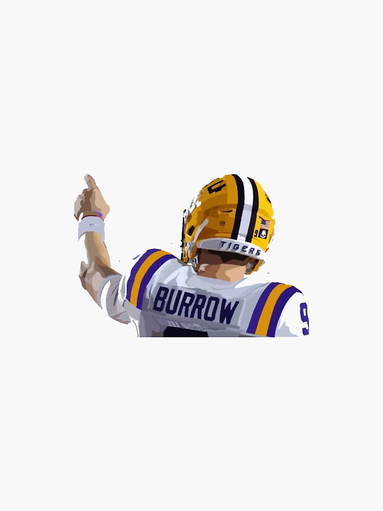 "Joe Burrow Sticker" Sticker for Sale by marblequeen | Redbubble