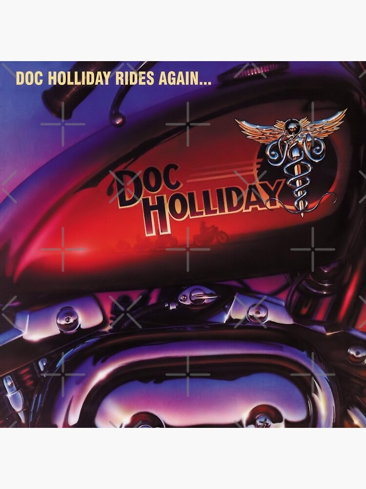 "Doc Holliday Rides Again" Sticker by Pop-Pop-P-Pow | Redbubble