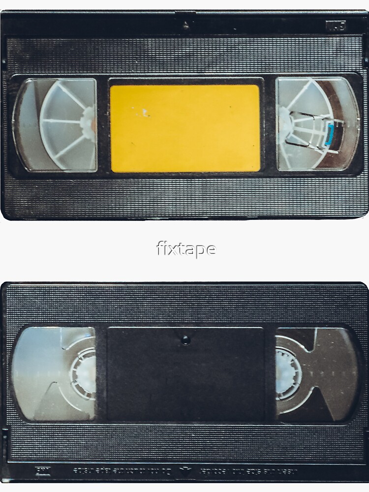 "VHS" Sticker for Sale by fixtape | Redbubble