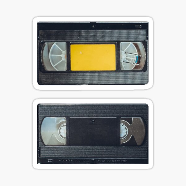 "VHS" Sticker for Sale by fixtape | Redbubble