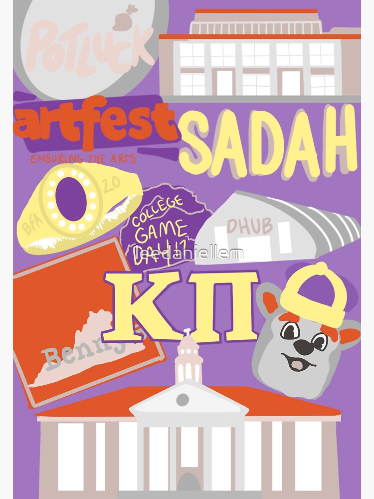 "JMU Art" Sticker by leedaniellem | Redbubble