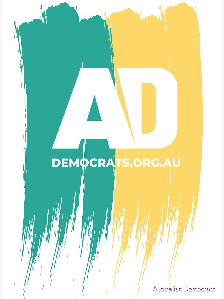 "AD Logo Paint" Sticker for Sale by AustDemocrats | Redbubble