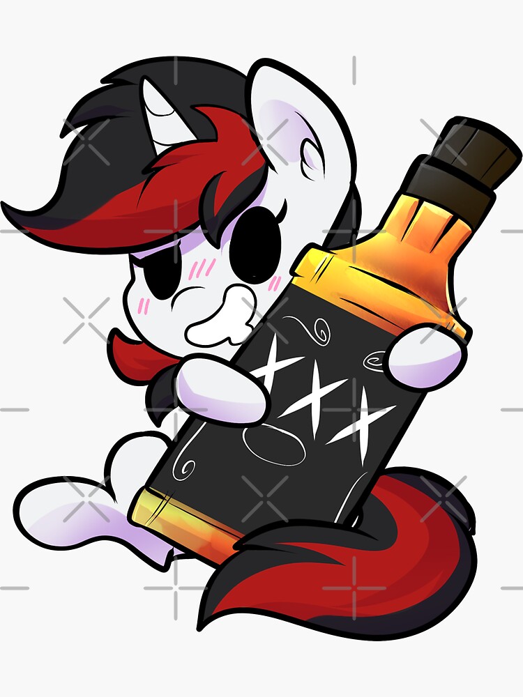 "Fallout Equestria Black Jack" Sticker for Sale by shibaroll | Redbubble