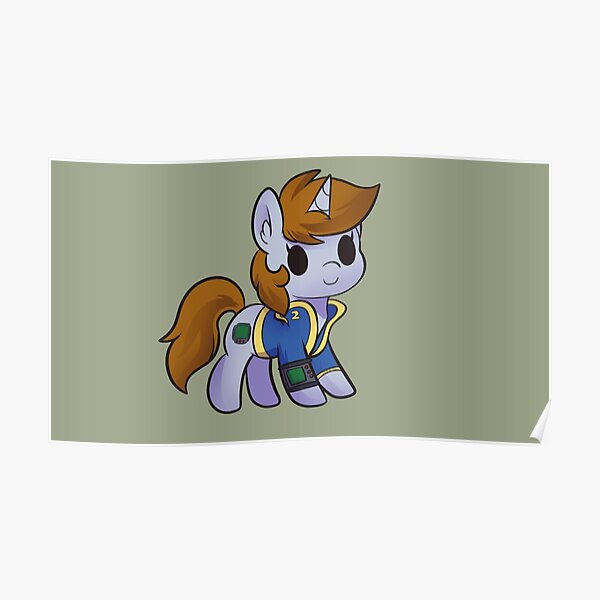 "Lil Pip Fallout Equestria" Poster for Sale by shibaroll | Redbubble