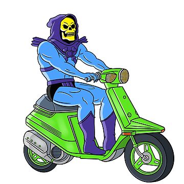 "The Evil Moped" Sticker for Sale by StuffByMarkUK | Redbubble