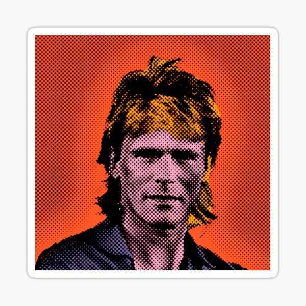 "Pop Art MacGyver in Orange Background" Sticker for Sale by OnlyPopArt ...