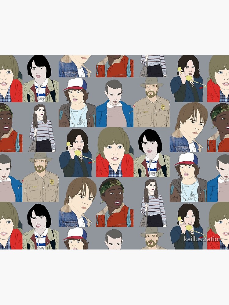 "Stranger Things" Comforter by kaillustration | Redbubble