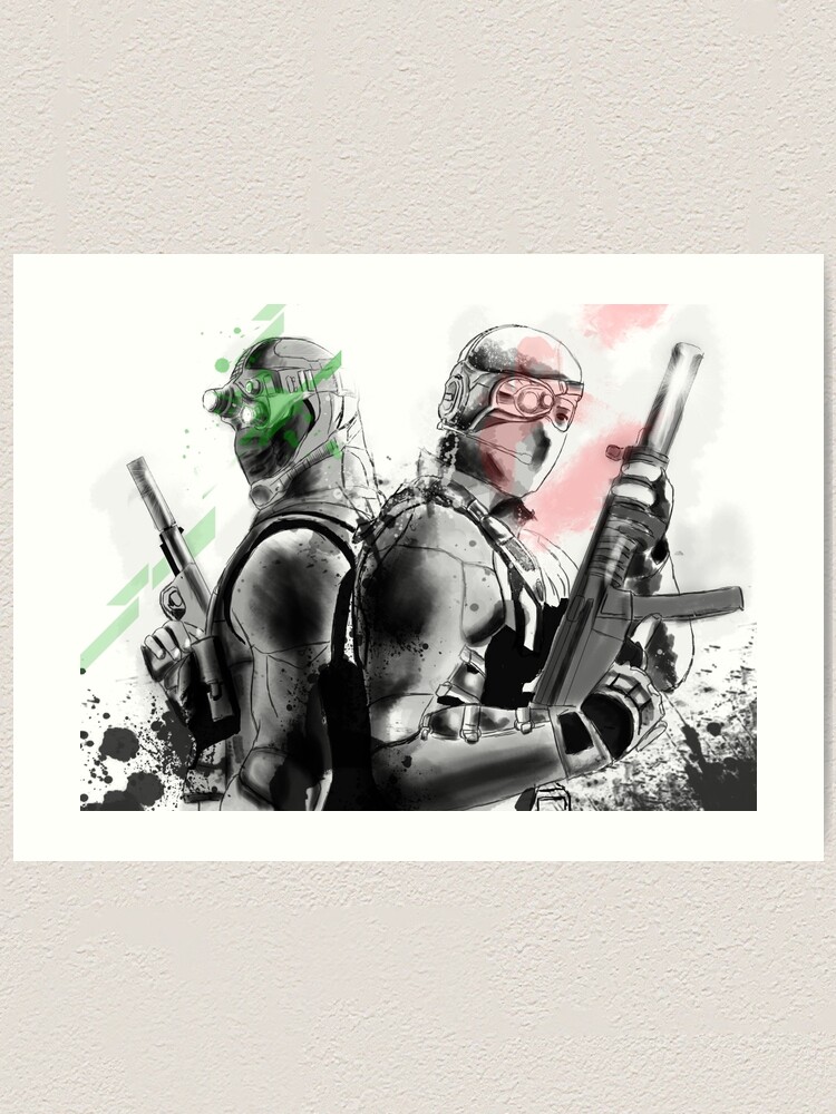 "Splinter Cell fan art" Art Print by Hushy | Redbubble