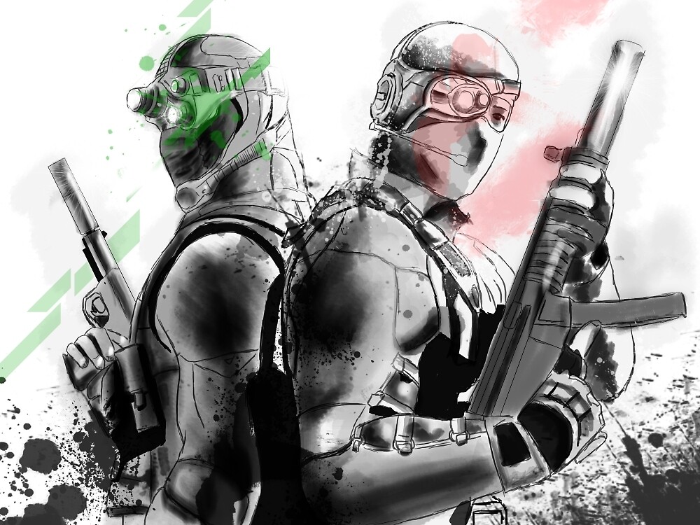 "Splinter Cell fan art" by Hushy | Redbubble