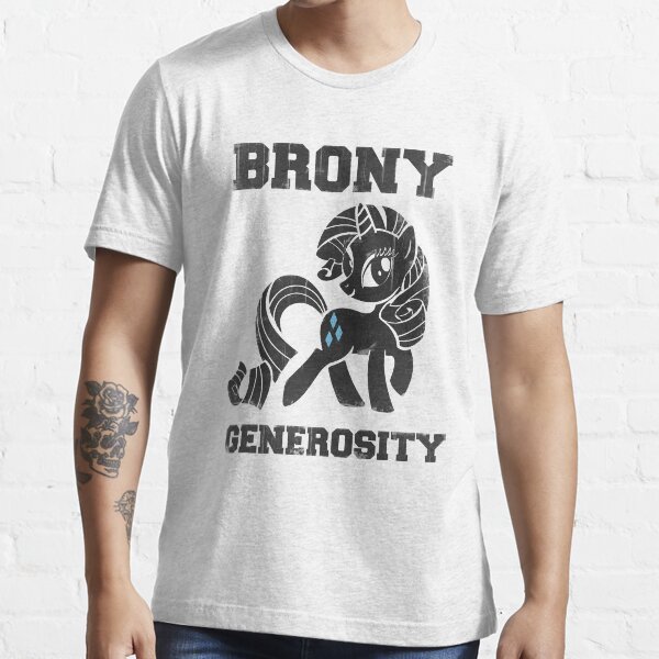 "BRONY Rarity" T-shirt for Sale by jinsume | Redbubble | my little pony ...