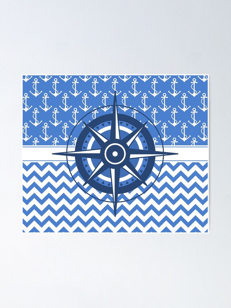 "Captain's Compass" Poster for Sale by AntiqueImages | Redbubble