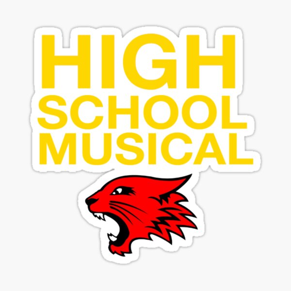 "high school musical" Sticker for Sale by shannonjenkins | Redbubble