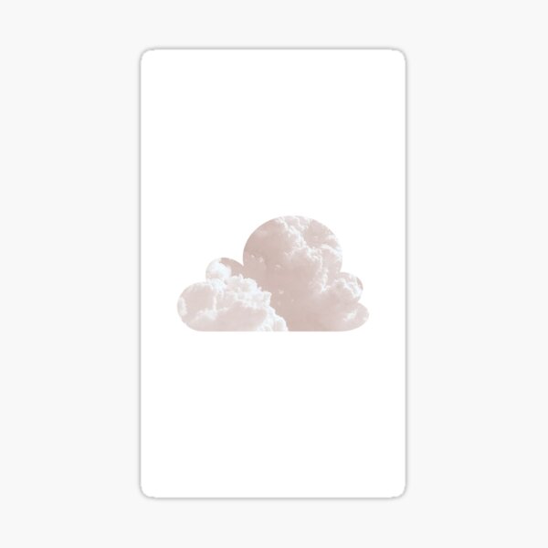 "pink cloud" Sticker by allymarissa | Redbubble