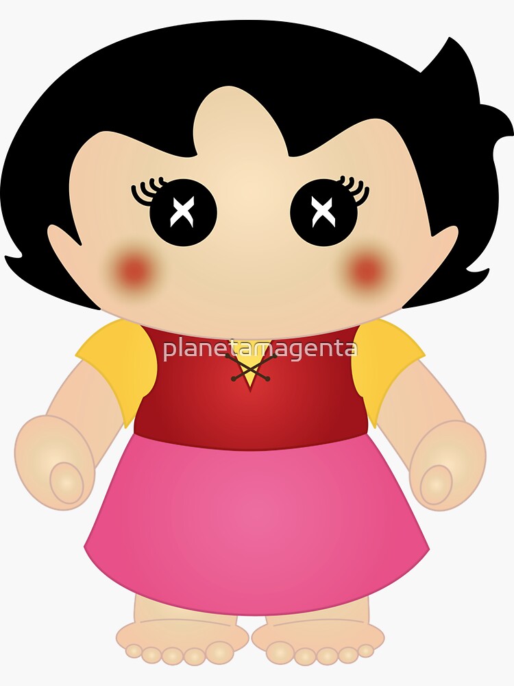 "HEIDI" Sticker for Sale by planetamagenta | Redbubble