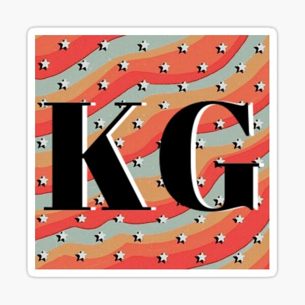 "KG sticker ~ kyra gusdal" Sticker by kyragusdal | Redbubble