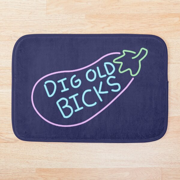 "Dig Old Bicks" Bath Mat for Sale by countercolour | Redbubble