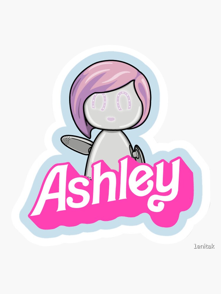 "Ashley" Sticker for Sale by 1enitak | Redbubble