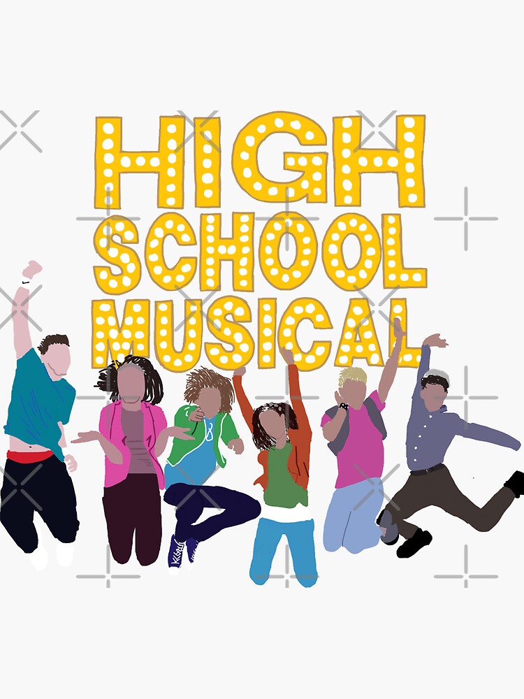 "HSMTMTS Jump" Sticker for Sale by LeBlancUpdates | Redbubble