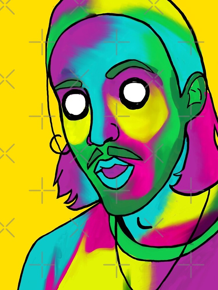 "Romeo Elvis Psychedelic Chocolate" iPhone Case for Sale by Li--t-rex ...