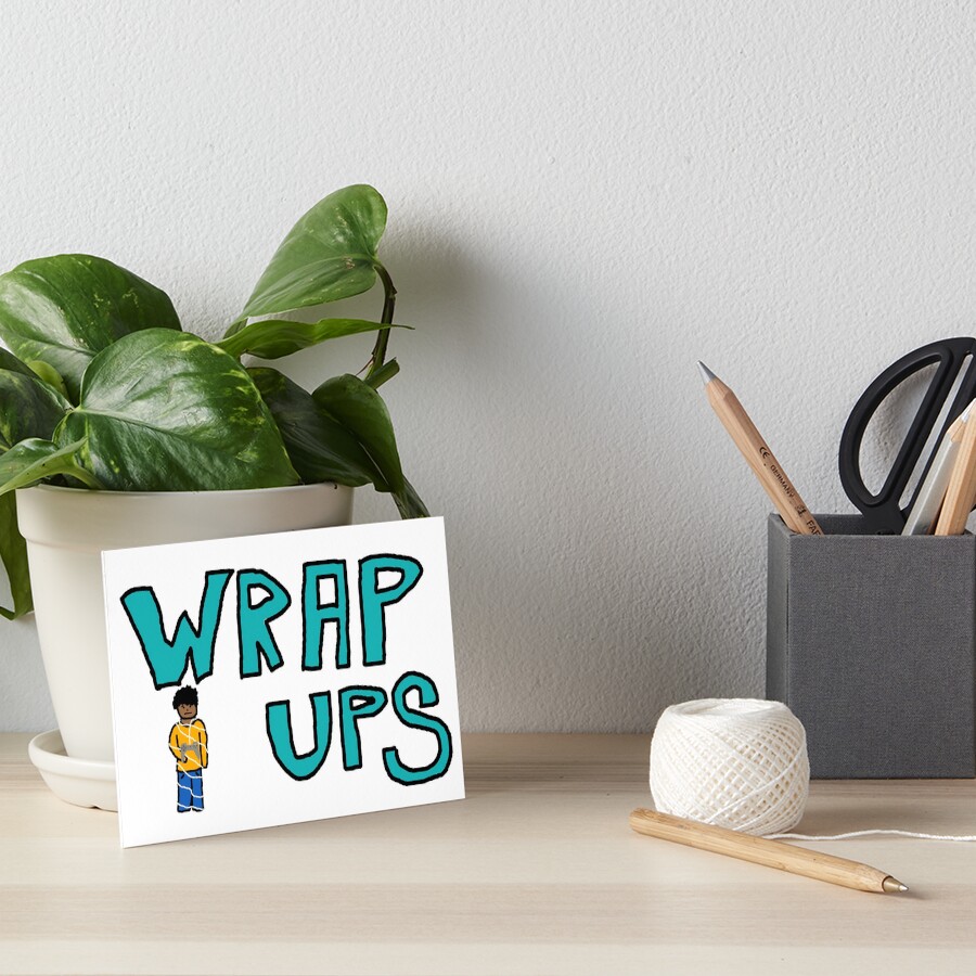"Wrap Ups Logo" Art Board Print for Sale by Maxz92 | Redbubble