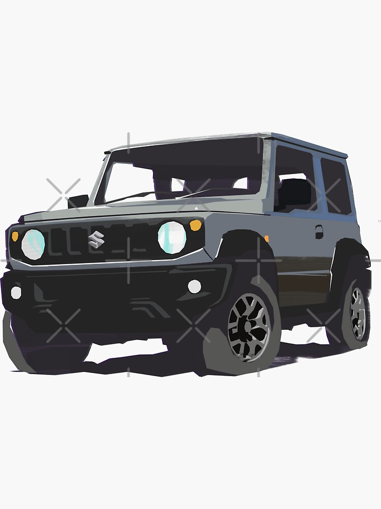 "Jimny 2019" Sticker for Sale by gunstone-art | Redbubble