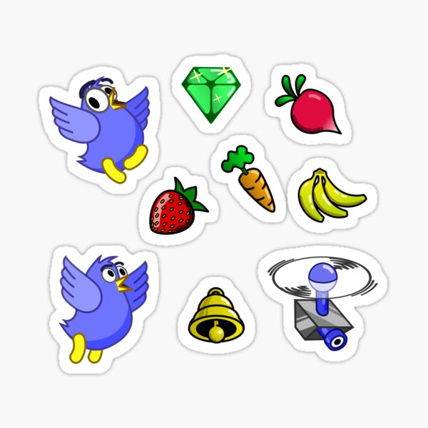 "Bird Panic Sticker Sheet 1" Sticker for Sale by UncleAlias | Redbubble