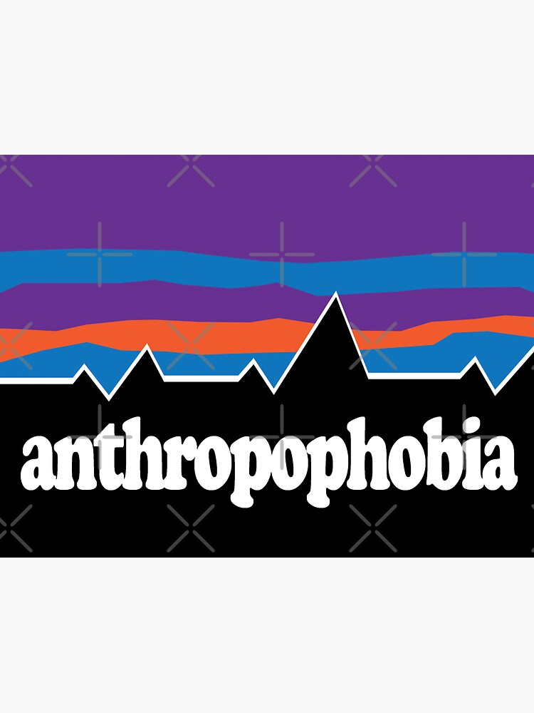 "Anthropophobia" Sticker by mp2262 | Redbubble