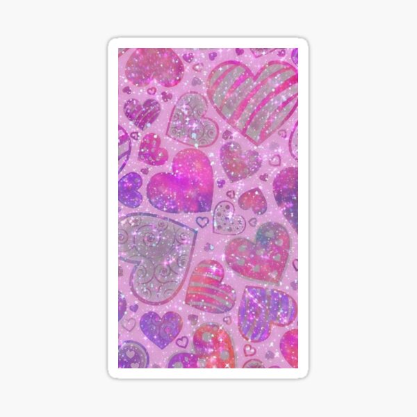 "pink glitter y2k aesthetic" Sticker by elinguinness | Redbubble