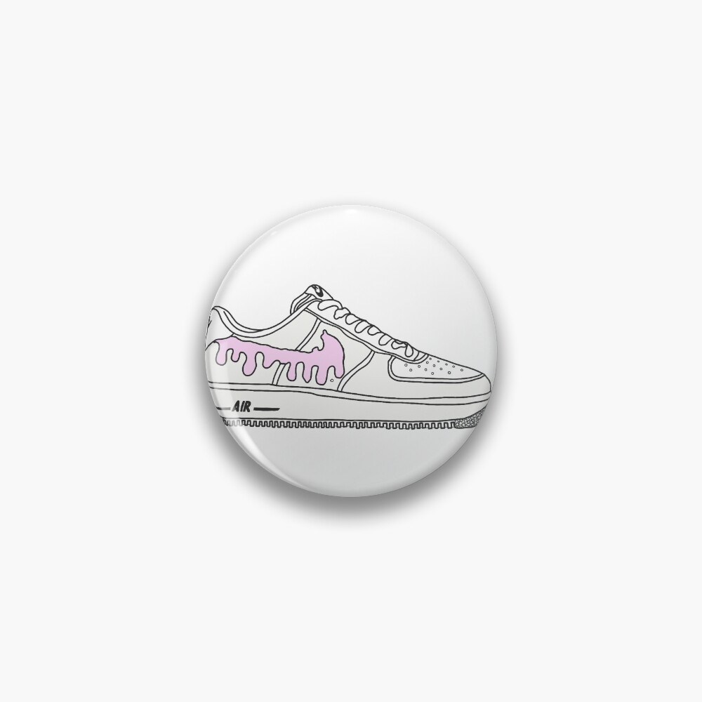"AF 1 shoe pink" Sticker for Sale by LaurenConnellyy | Redbubble