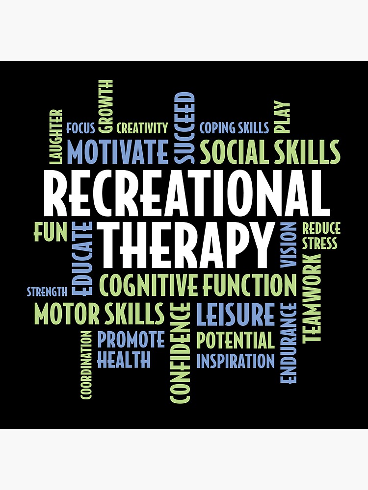 "Therapeutic Recreational Therapist Gifts For RT Month" Sticker for Sale by AAGraphics | Redbubble
