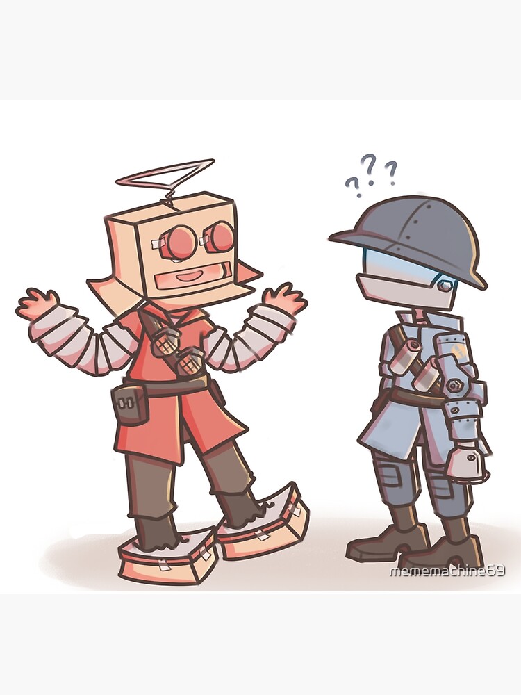 "Team fortress 2 robot vs robot" Poster for Sale by mememachine69 ...