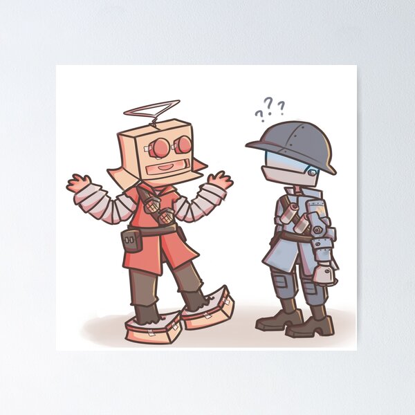 "Team fortress 2 robot vs robot" Poster for Sale by mememachine69 ...