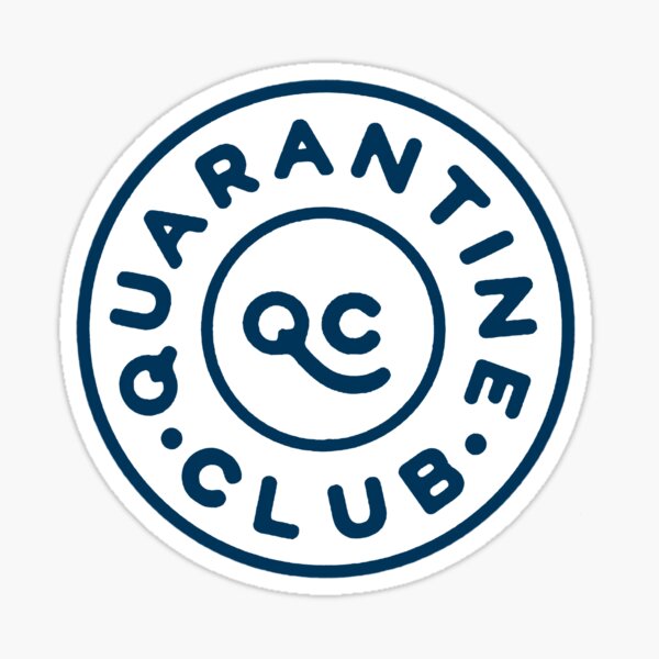 "Club Quarantine #02" Sticker by SalahBlt | Redbubble