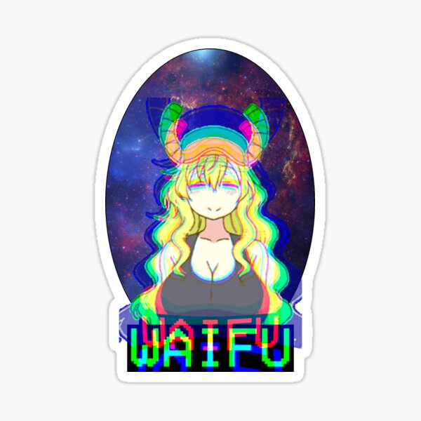 "Trippy Space Lucoa" Sticker by RadReapers | Redbubble